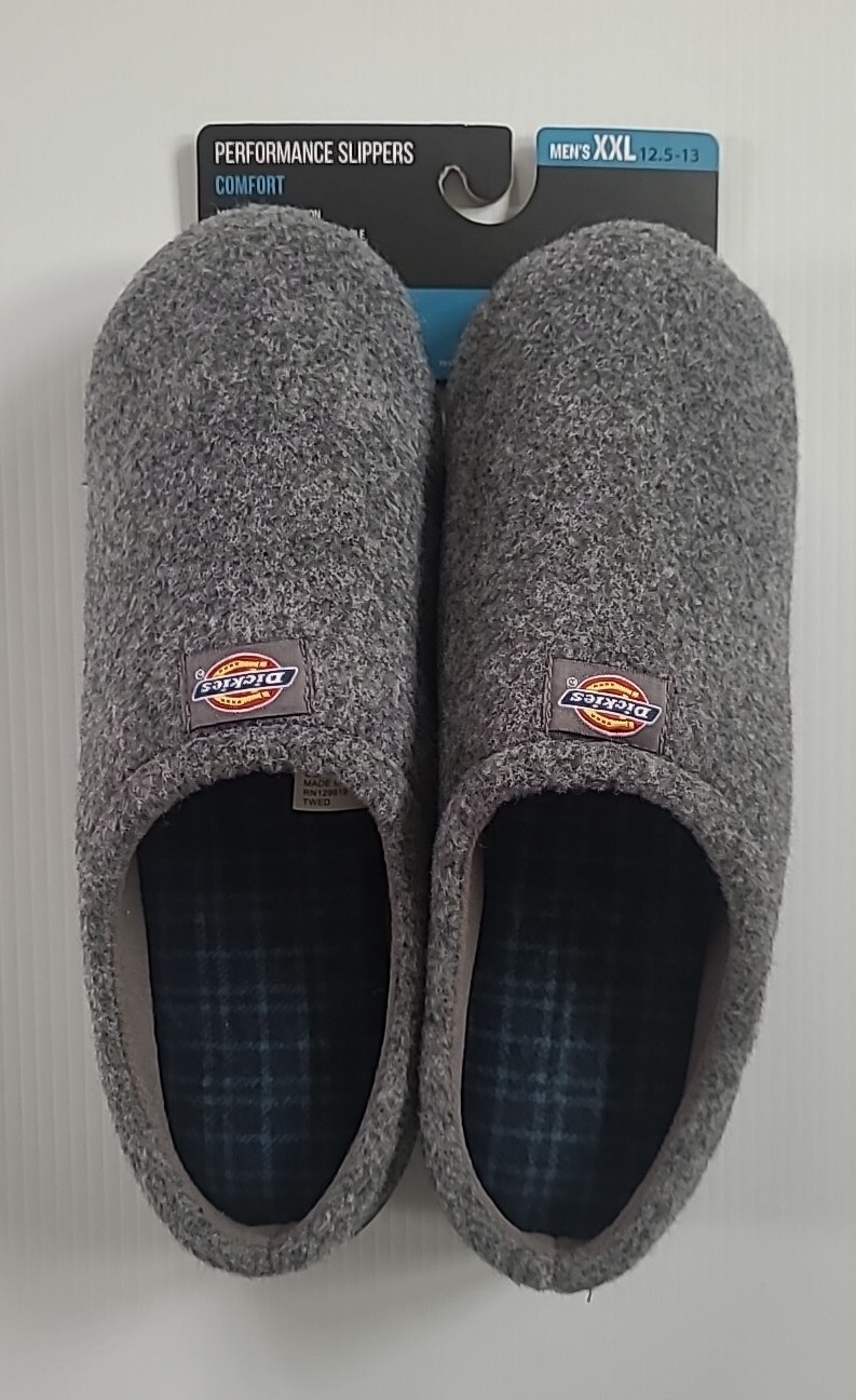 Dickies Men’s Felt Clogs Slippers Memory Foam Size XXL 12.5-13 | eBay