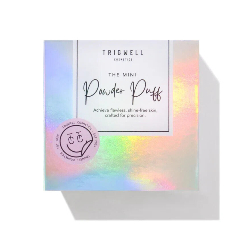 NEW Trigwell Cosmetics The Velvet Powder Puff Duo Latex Free - Black ...