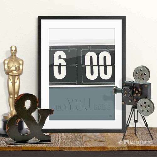 Groundhog Day Poster, 18x24 in, Movie Print, Radio Clock, 6AM, Movie ...