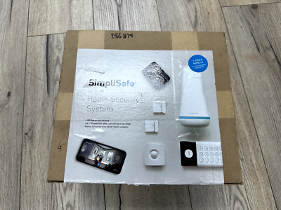 SimpliSafe Home Security System 6 Piece Set w/ Base, Keypad, HD Camera ...