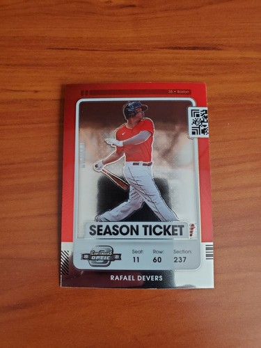 Rafael Devers - 2021 Panini Contenders #6 Season Ticket Optic - FREE ...