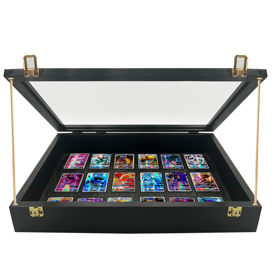 Trade Show Display Case Glossy Black P304B Card, Jewelry, and Show ...