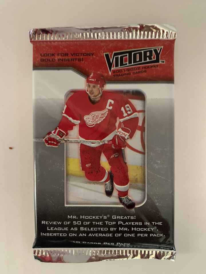 Vintage 2001-2002 VICTORY HOCKEY Factory Sealed Pack of 10 Cards | eBay