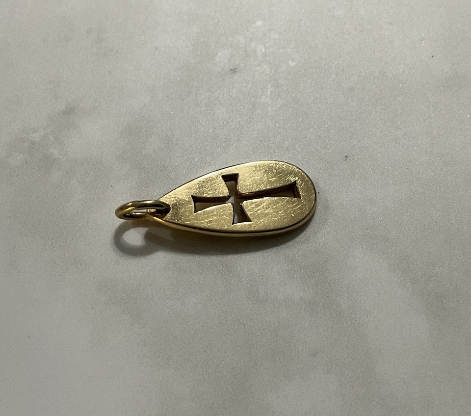 James Avery RETIRED 14k Gold Open Crosslet Charm/Pendant **NO RESERVE ...