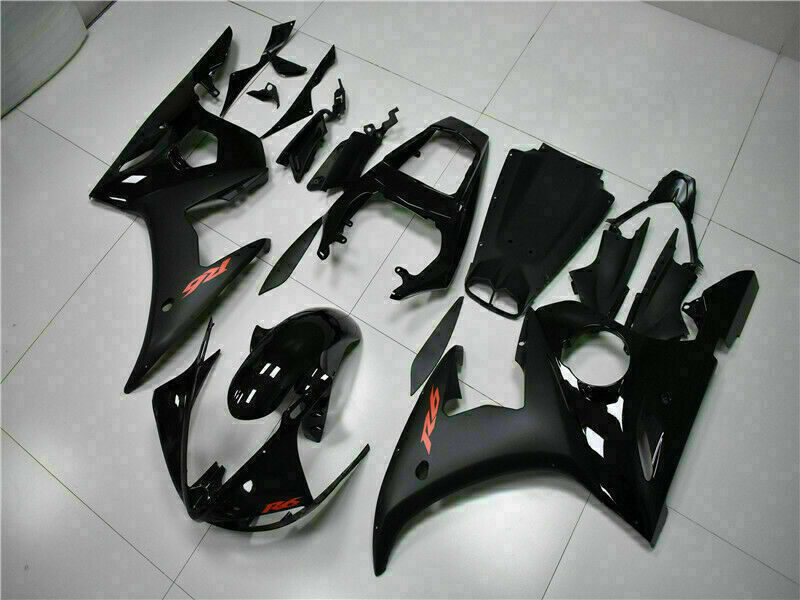 Raven Fairing Matte Black Bodywork for YAMAHA YZF R6 2003-2005 & 2006 ...