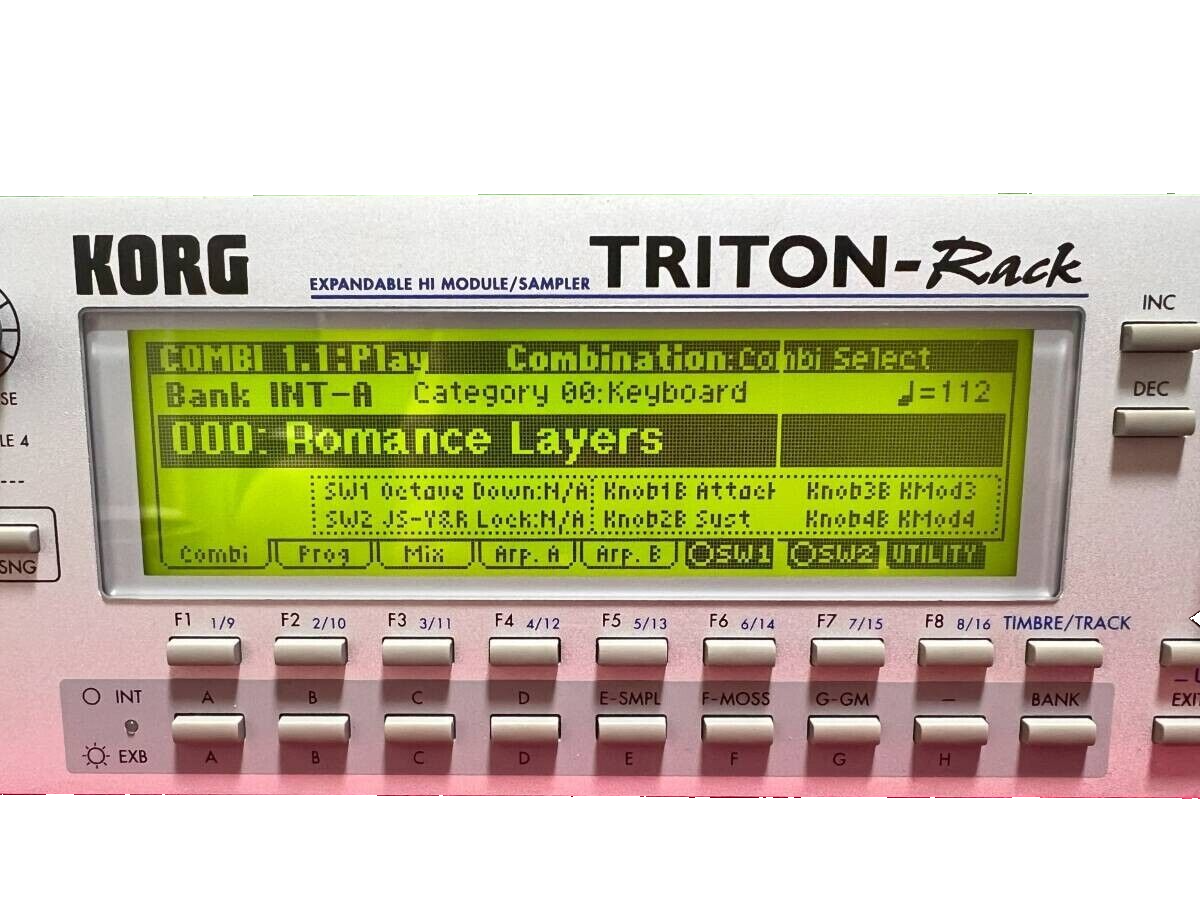 KORG TRITON RACK Sound Module Synth Synthesizer Sampler Used Tested | eBay