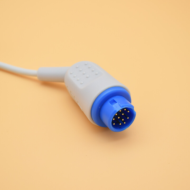 Compatible Philips 12Pin Spo2 Sensor Cable for Adult Finger Clip 3m of ...