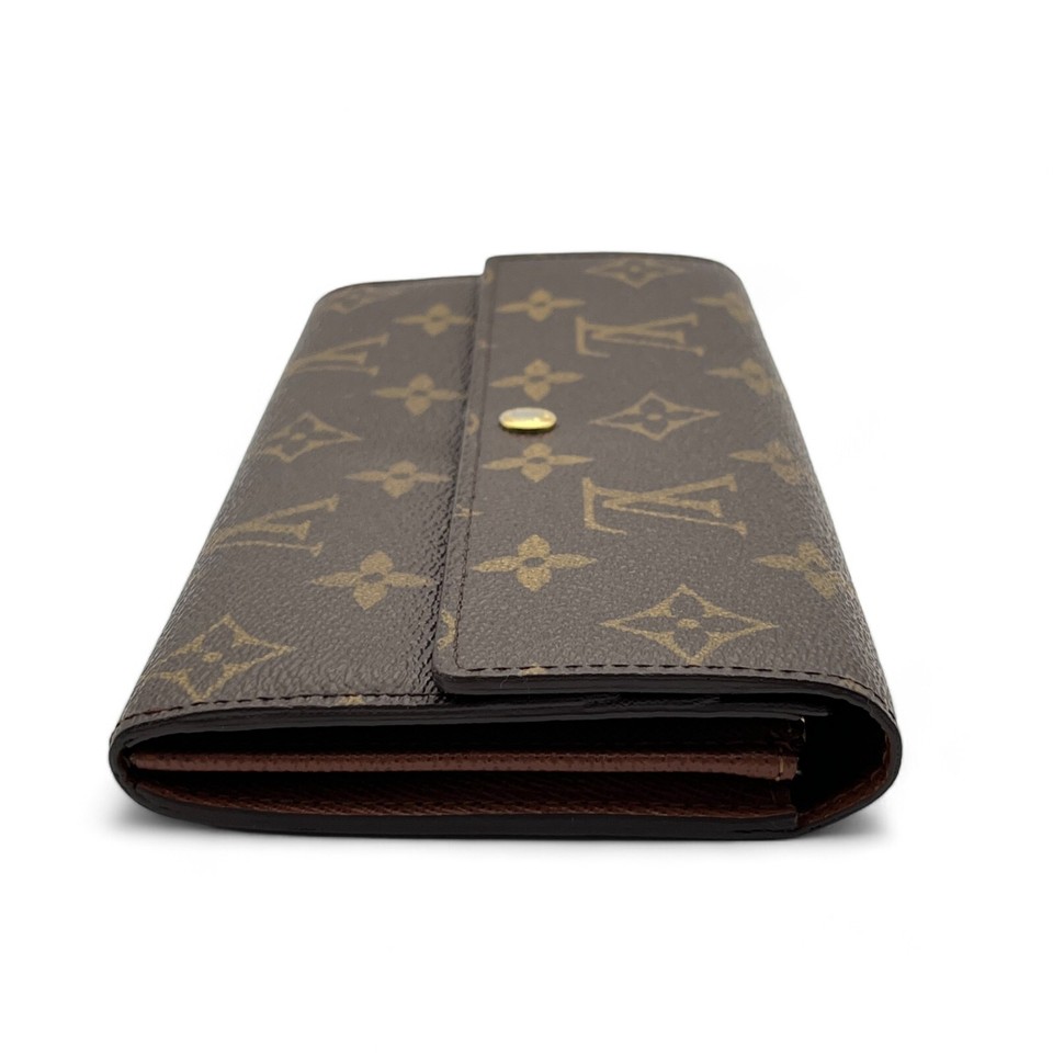 Louis Vuitton Monogram Portefeiulle Sarah Long Wallet | eBay