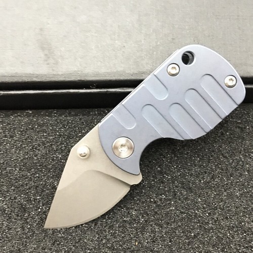 New Titanium Alloy Mini Knife Small Pocket Folding Knife Key Chain ...
