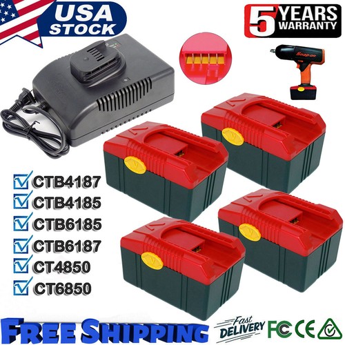 For Snap on 18Volt 5Ah Battery CTB6187 CTB4187 CTB4185 CTB6185 CT6855 ...