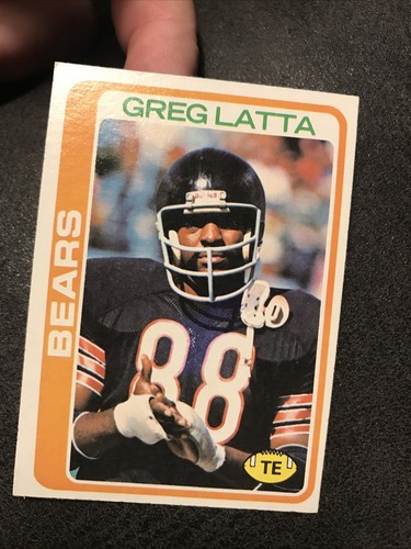 1978 Topps Greg Latta Chicago Bears #112 | eBay