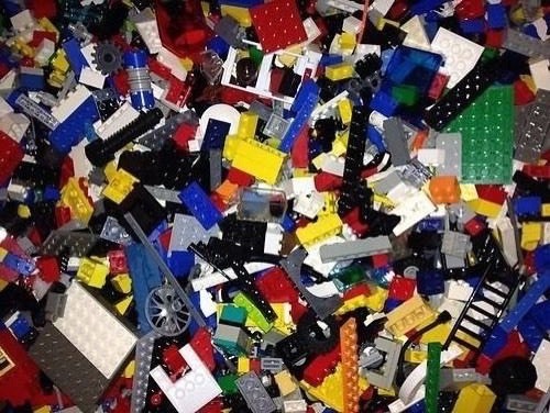 Lot Of 400 Random Lego Pieces Bricks / Lb / Parts / Mix Colors / +2 ...
