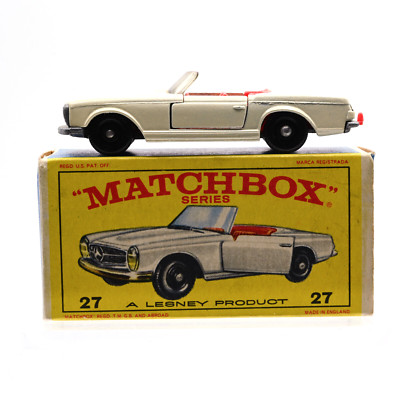 Vintage Matchbox 27 Mercedes-Benz 230 SL MIMB Issued 1966 | eBay