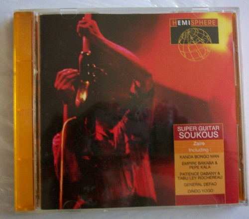 SUPER GUITAR SOUKOUS VARIOUS ARTISTS 11 TRACK 1993 ZAIRE ZOUK MUSIC CD ...
