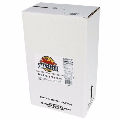Jack Rabbit Dried Navy Beans, 20 lbs Box | eBay