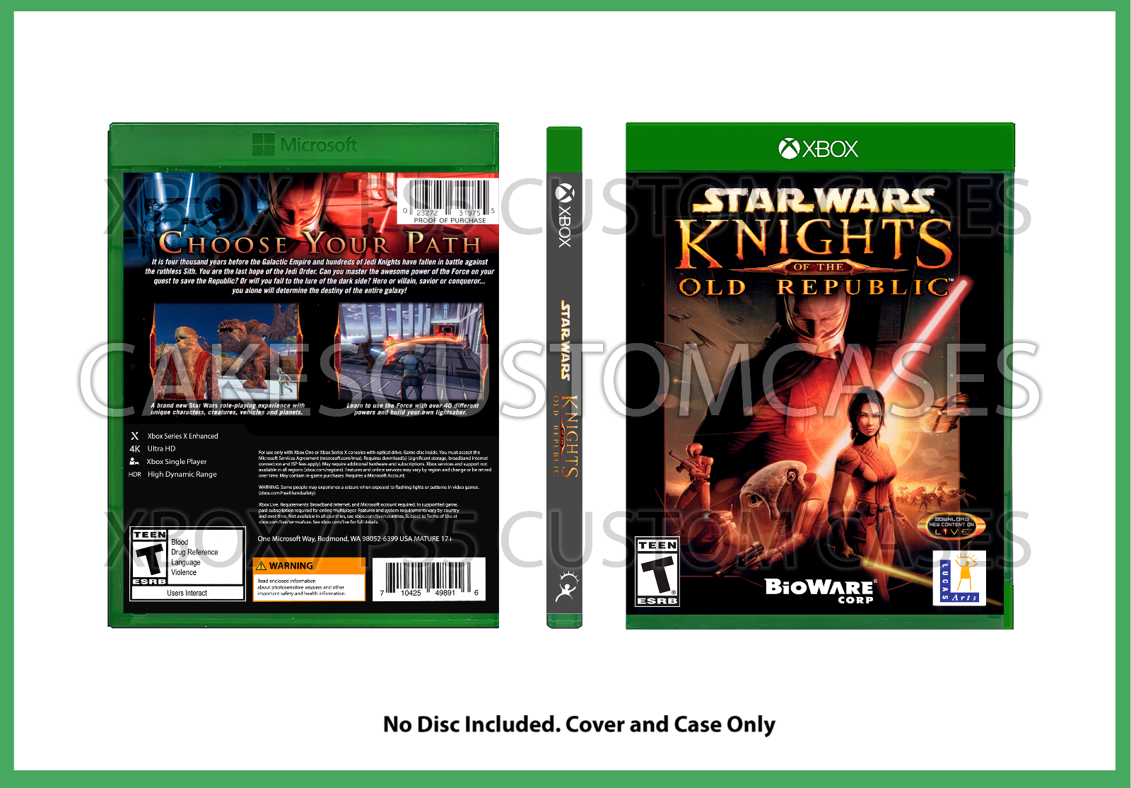 Star Wars: Knights of the Old Republic (Microsoft Xbox, 2003) for sale ...