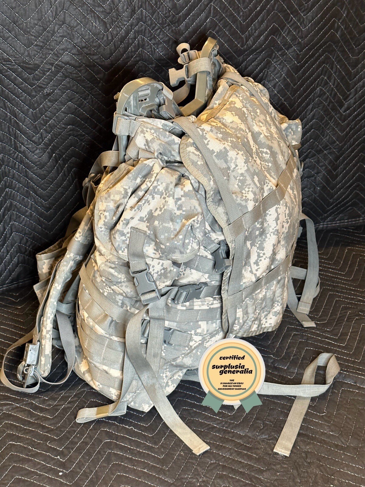 MOLLE II Large Rucksack! Complete Gen1 Field Pack Set w/ Straps, Frame ...