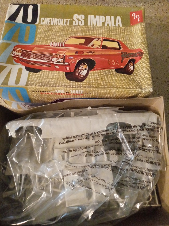 Amt Chevrolet Impala SS '70 1/25 Model Kit | eBay