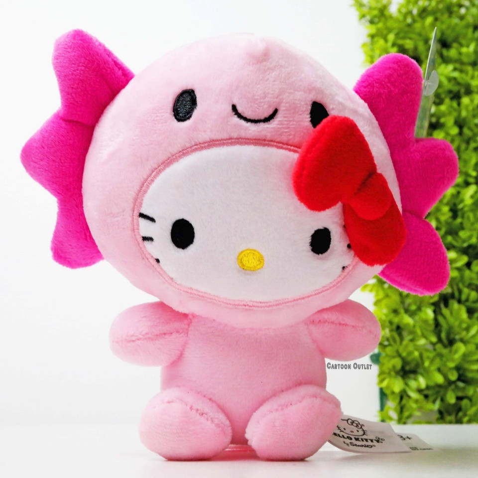 Hello Kitty and Friends - Axolotl Sealife Costume Cosplay 6" Plush Toy ...