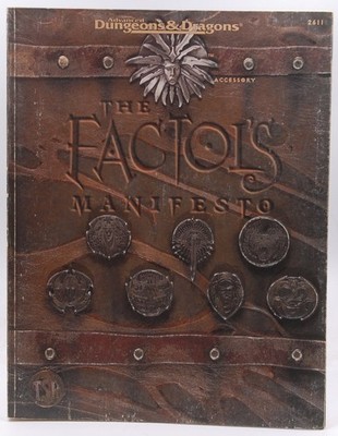 The Factol's Manifesto (Planescape Accessory) by J M Salsbury (1995-12 ...