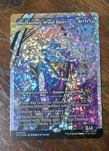 MTG | Mu Yanling, Wind Rider (Showcase) (Fracture Foil) Aetherdrift ...