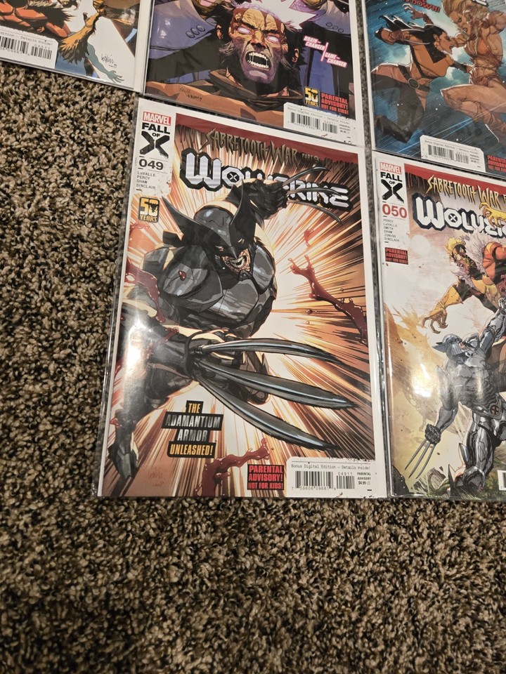 WOLVERINE 41-50 SABRETOOTH WAR 1-10 W/ VARIANT COVERS!!! MARVEL 2024 | eBay