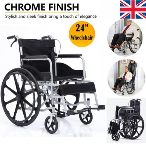 2025 New Wheelchair Lightweight Folding Compact Travel Transit Aid Hand ...