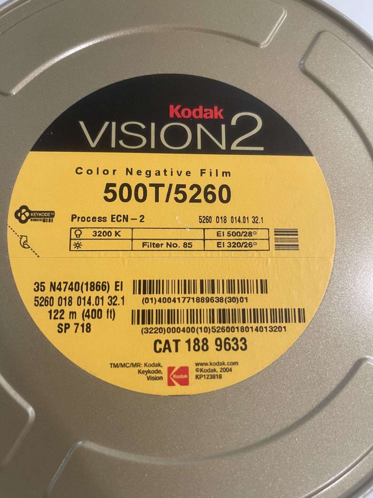 kodak 5260 vision 2 500T 122m/400ft | eBay