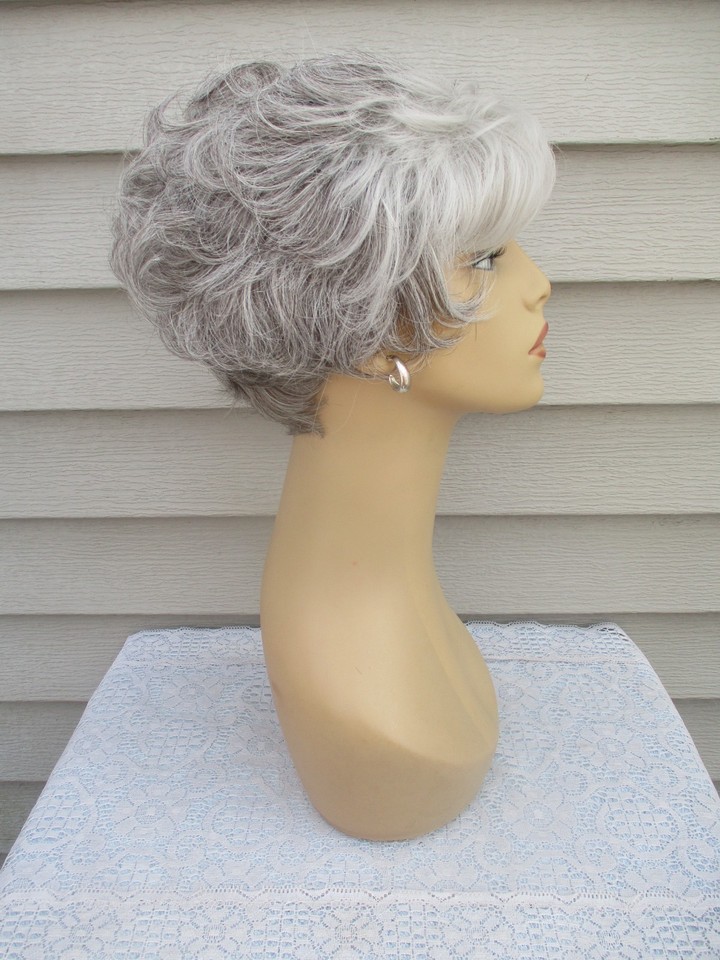 Anna Emma Wig Short CLASSICAL STYLE Color SILVERSTONE Gray | eBay