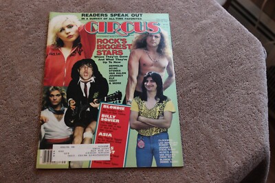 1982 (July 31) Circus magazine - Robert Plant, Blondie, Angus Young ...