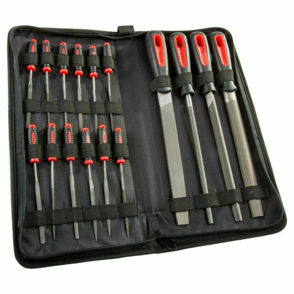 Draper RL-FS16 Engineers Hand/Needle File Tool with Carrying Case 16 ...