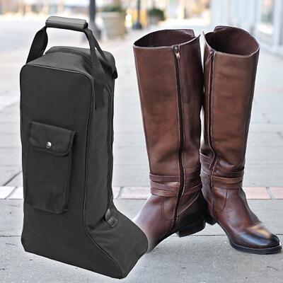 Equestrian Knight Tall Boot Riding Boot Bag Boot Bag with Front Pocket ...