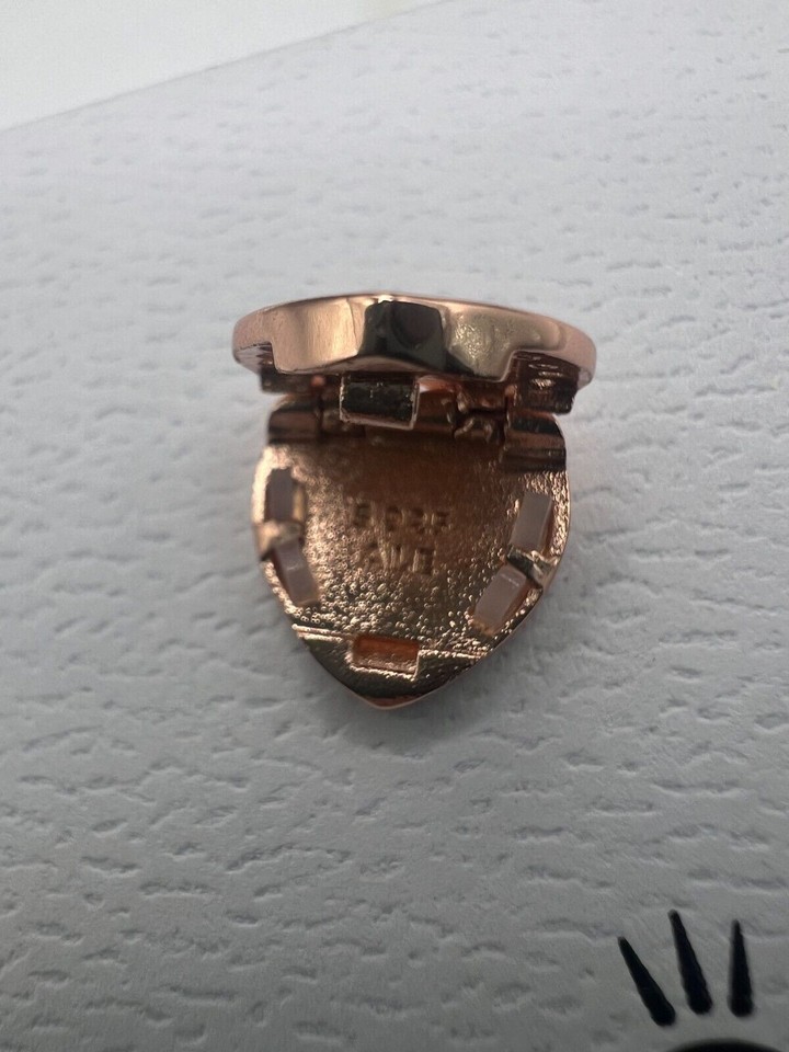 PANDORA Reflexions Rose Gold Pave Heart Clip Charm - 788684C01 | eBay