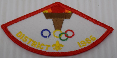 BSA Boy Scouts District 1986 Olympics Patch New Never Used | eBay