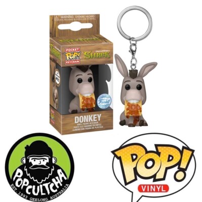 Shrek - Donkey DreamWorks 30th Anniversary Pocket Pop! Keychain "New ...