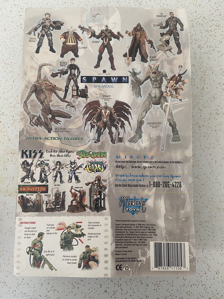 Spawn The Movie Jason Wynn Action Figure 1997 McFarlane Toys 11105 | eBay