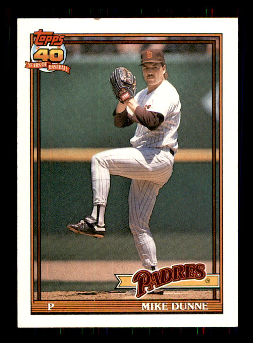 1991 Baseball Topps Mike Dunne San Diego Padres #238 | eBay
