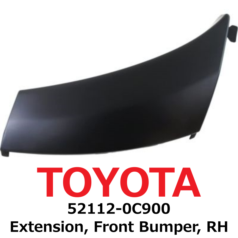 【NEW】Toyota Genuine 01-06 Sequoia Tundra Extension, Front Bumper, RH ...