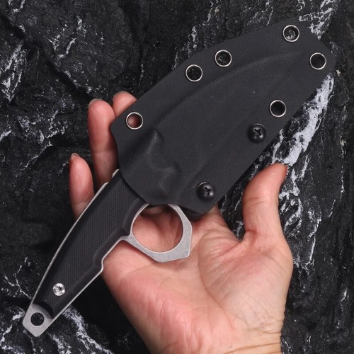 G10 Full Tang Fixed Blade Knife Horizontal Vertical Conceal Carry 4mm ...