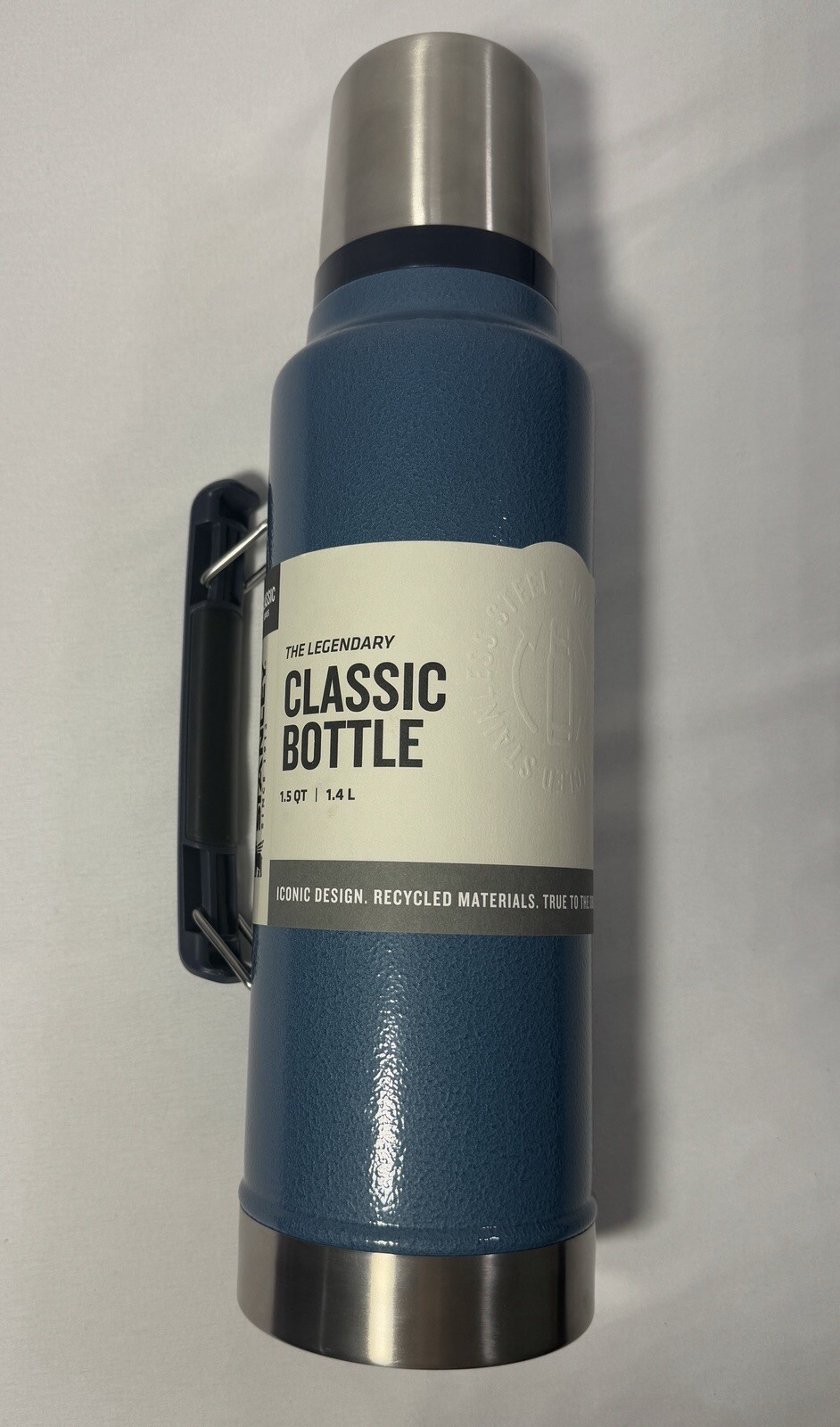 Stanley Vacuum Bottle Thermos Classic Legendary Bottle 1.5QT Hammertone ...
