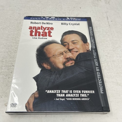 Analyze That DVD 2003 FullScreen Edition Special Features, Robert De Niro, New 85392330027| eBay