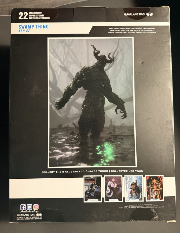 DC Multiverse Swamp Thing New 52 Game Stop Exclusive Variant McFarlane ...