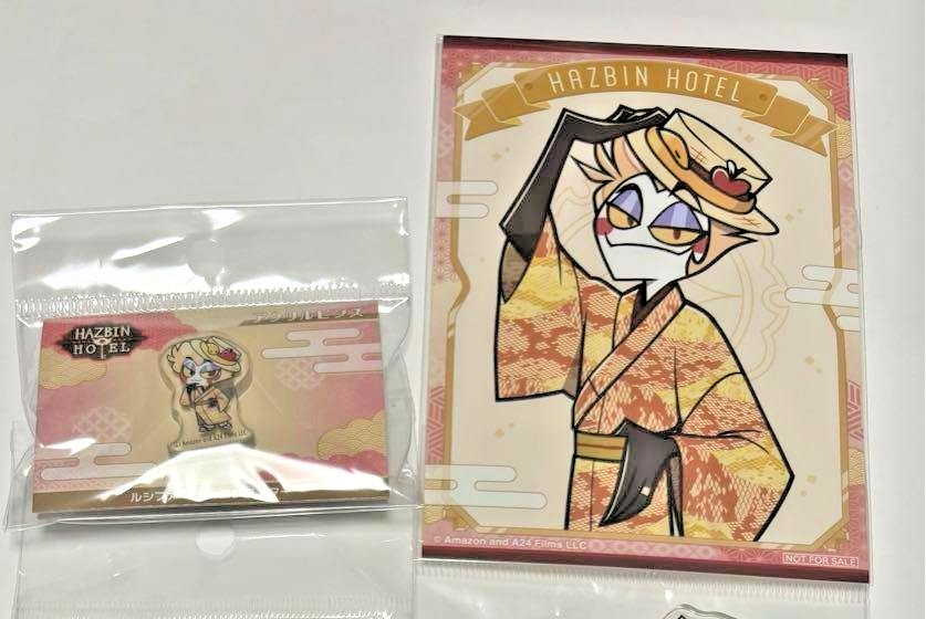 Hazbin Hotel Lucifer Acrylic stand Pins Japanese clothes ver. Photo ...