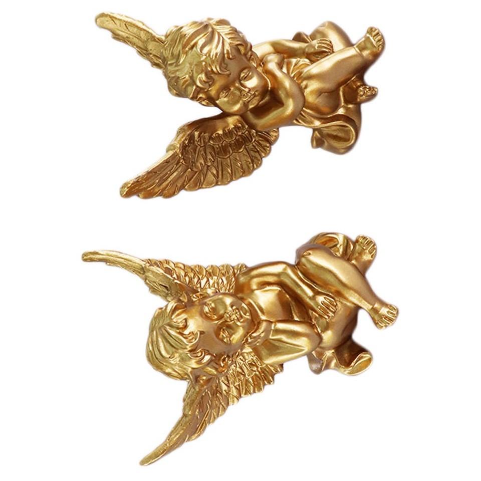 1 Pair Adorable Angel Creative Angel Ornament Home Angel Decor Resin ...