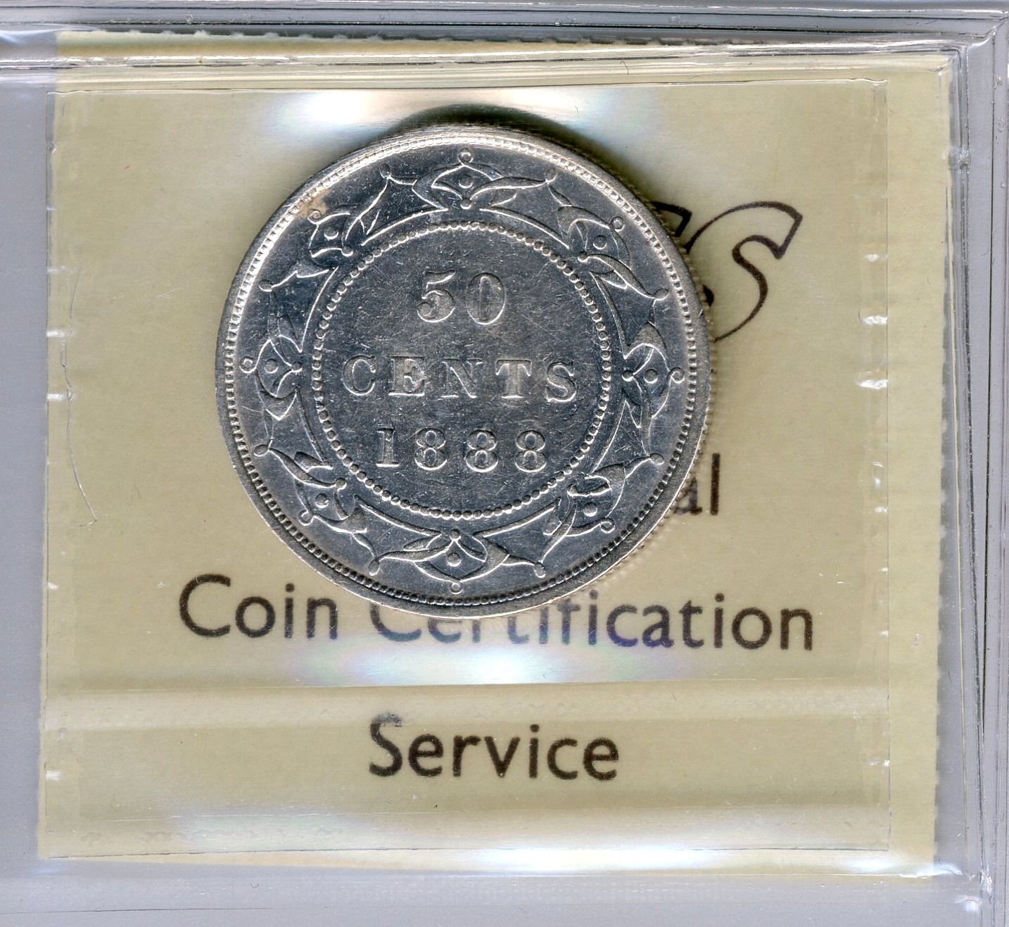 1888 Newfoundland 50 Cents - Very Fine, ICCS VF30 | eBay