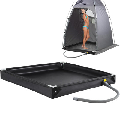 Portable Shower Pan Foldable RV Camping Shower Base Outdoor & Indoor | eBay