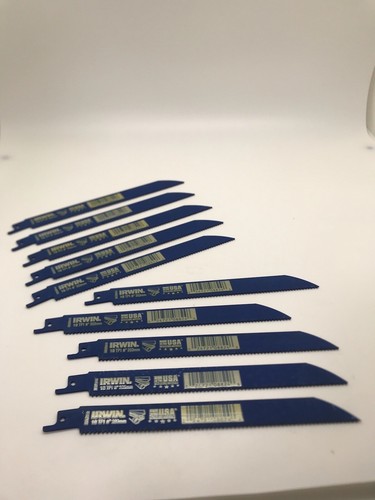 Irwin AWAR810 10 TPI 8" 203mm Reciprocating Blade 10 Blades in this ...