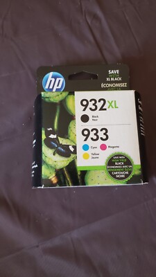 HP 932xl black 933 colors combo Ink Cartridges OEM 09/18 | eBay
