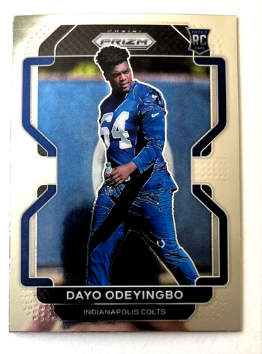 2021 Panini Prizm Silver Dayo Odeyingbo Indianapolis Colts Rookie Card ...