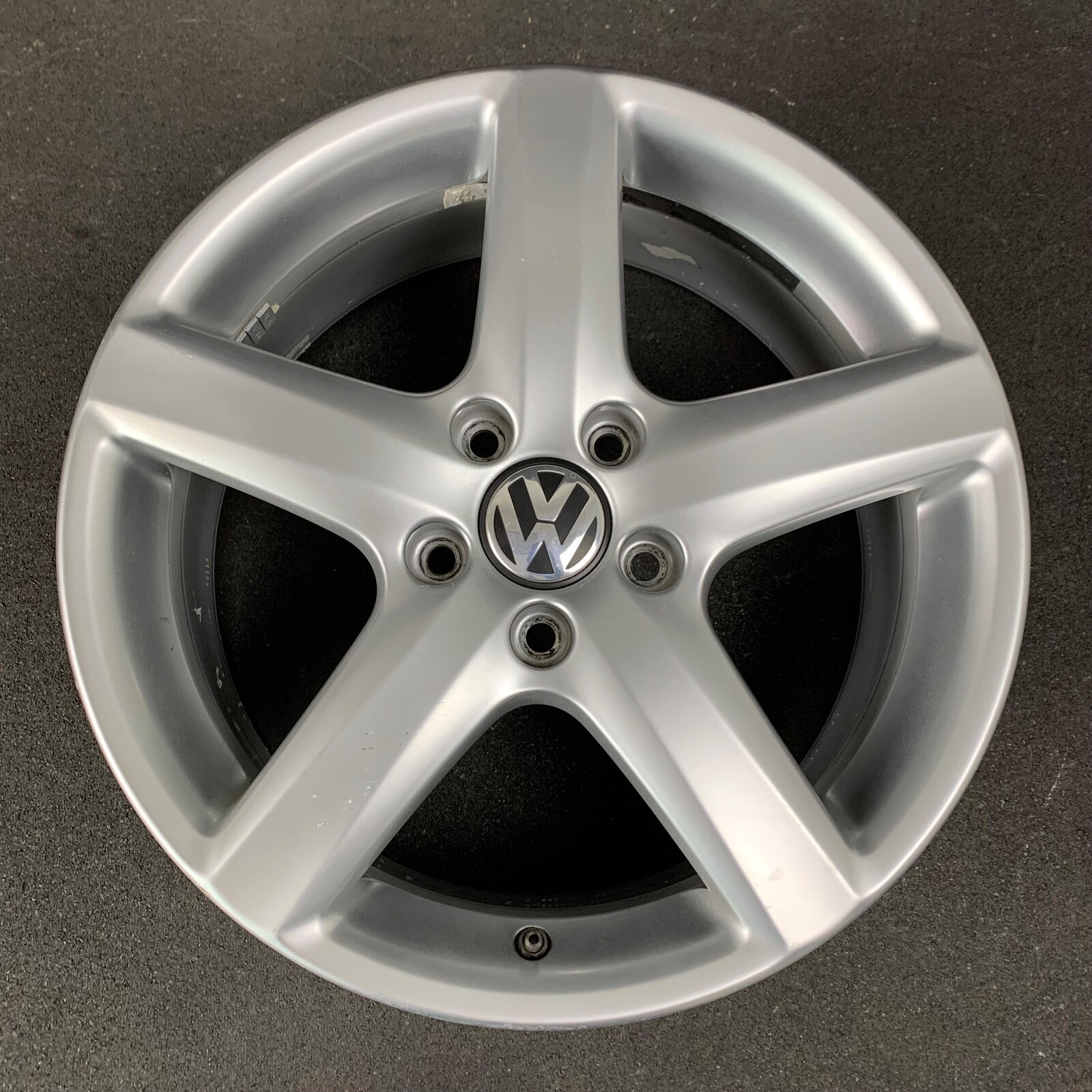 (4) VW Volkswagen Jetta GLI Original Silver Wheels Rims +Caps 17" TPMS ...